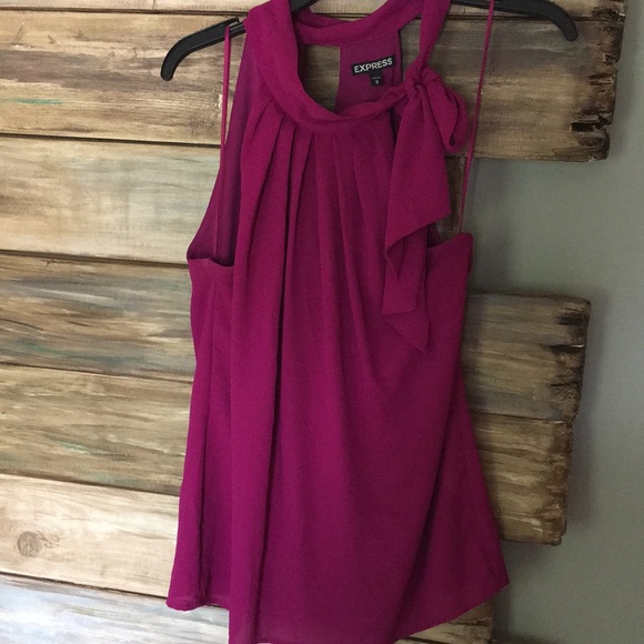 Express | Tops | Raspberry Express Blouse | Poshmark